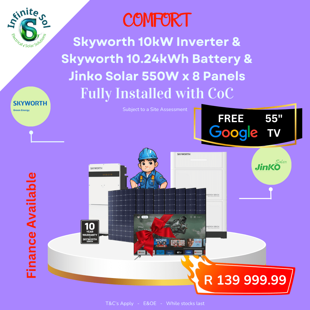 Infinite Sol: Electrical & Solar | From only R1 350!!!